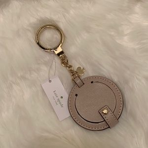 kate spade | Accessories | Nwt Kate Spade Compact Mirror Keyfob In Rose ...